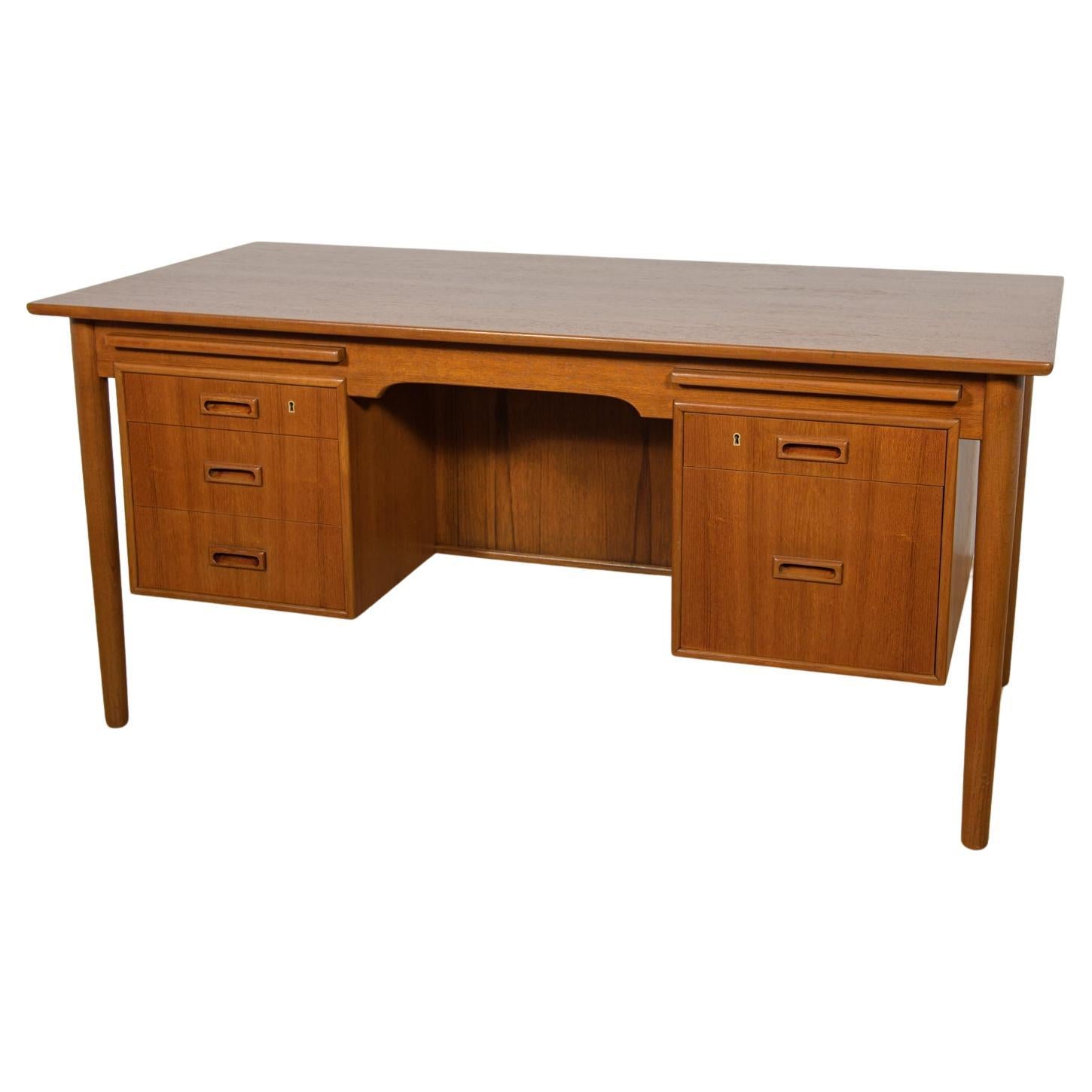 Noral Olson Kopenhavn Mid Century Danish Freestanding Desk Wall Unit at ...