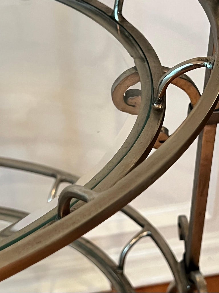 Mid Century French Butler Serving Stand For Sale at 1stDibs