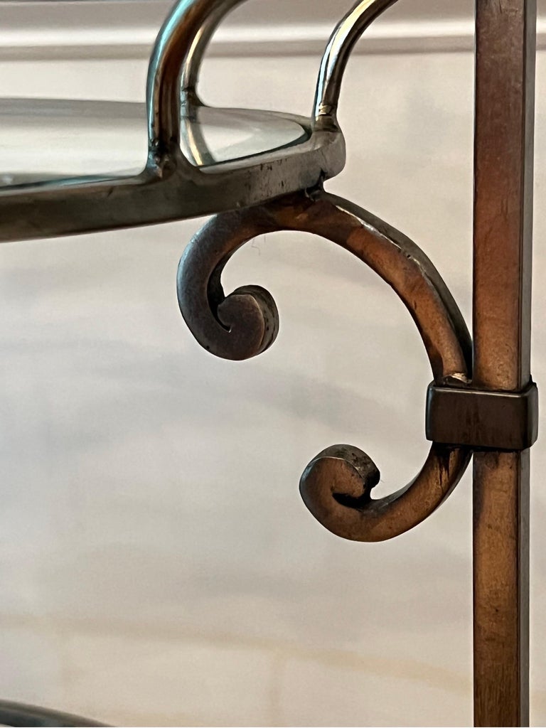 Mid Century French Butler Serving Stand For Sale at 1stDibs