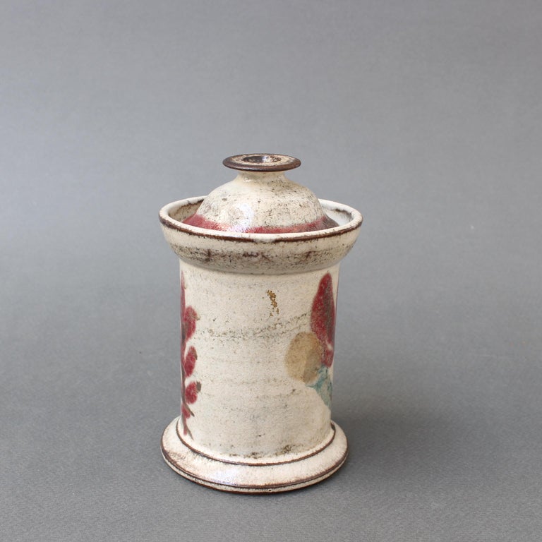 Mid-Century French Ceramic Apothecary Jar by Le Mûrier 'circa 1960s ...
