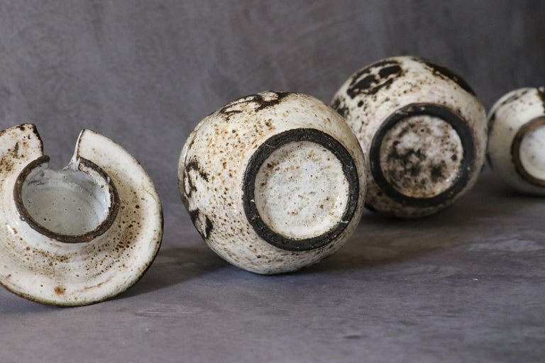 Mid-Century French Ceramic Condiment Set by Albert Thiry, 1970s For ...