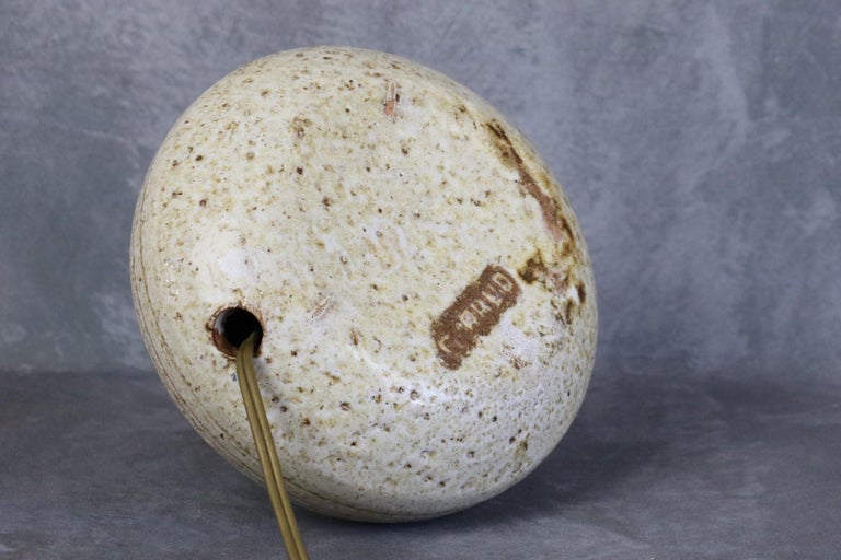 Mid-Century French Ceramic Lamp by Marcel Giraud, Vallauris, 1960s ...