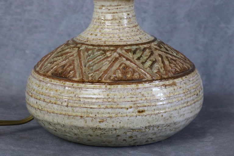Mid-Century French Ceramic Lamp by Marcel Giraud, Vallauris, 1960s ...