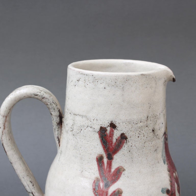 Midcentury French Ceramic Lidded Pitcher by Le Mûrier, 'circa 1960s ...