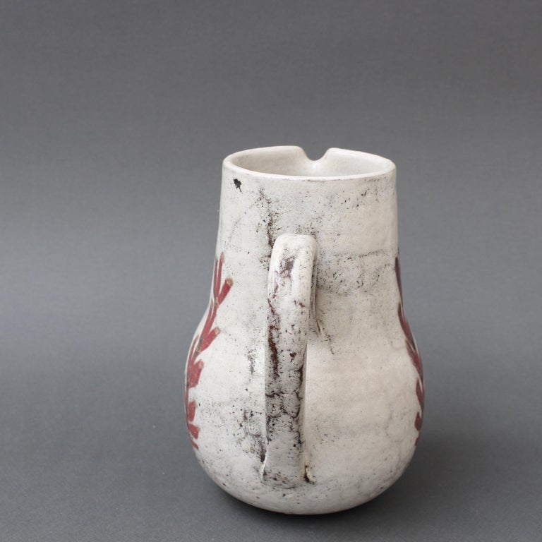 Midcentury French Ceramic Lidded Pitcher by Le Mûrier, 'circa 1960s ...