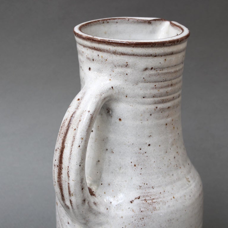 Midcentury French Ceramic Pitcher by Pierlot, circa 1960s at 1stDibs