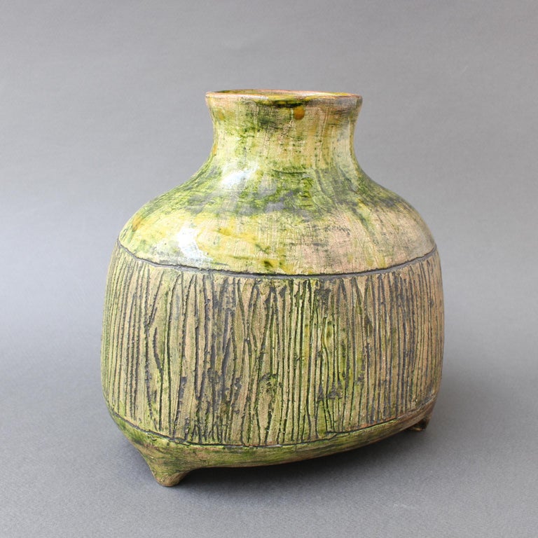 Midcentury French Ceramic Vase 'circa 1960s' at 1stDibs