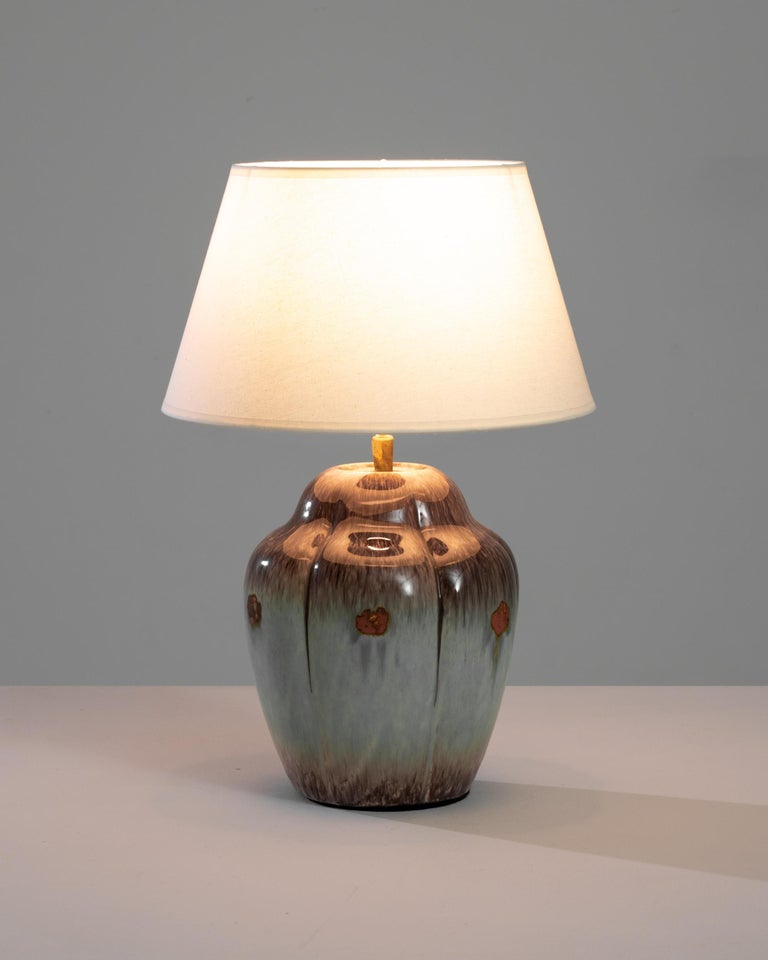 Mid-Century French Ceramic Vase Table Lamp at 1stDibs