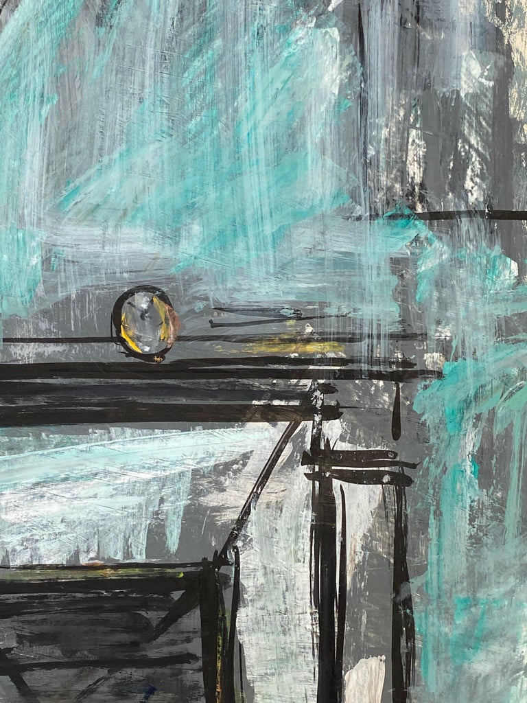 Mid Century French Post-Impressionist Painting, Interior Table Scene at ...