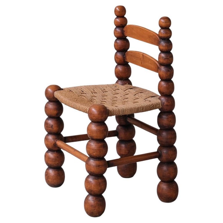 Mid-Century French Unusual Sculptural Occasional Chair For Sale at 1stDibs