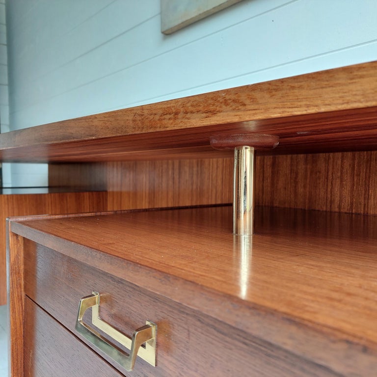 Mid Century G Plan E Gomme Floating Desk / Dressing Table in Tola ...