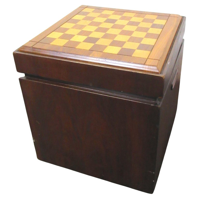 Mid-Century Game Board Box For Sale at 1stDibs