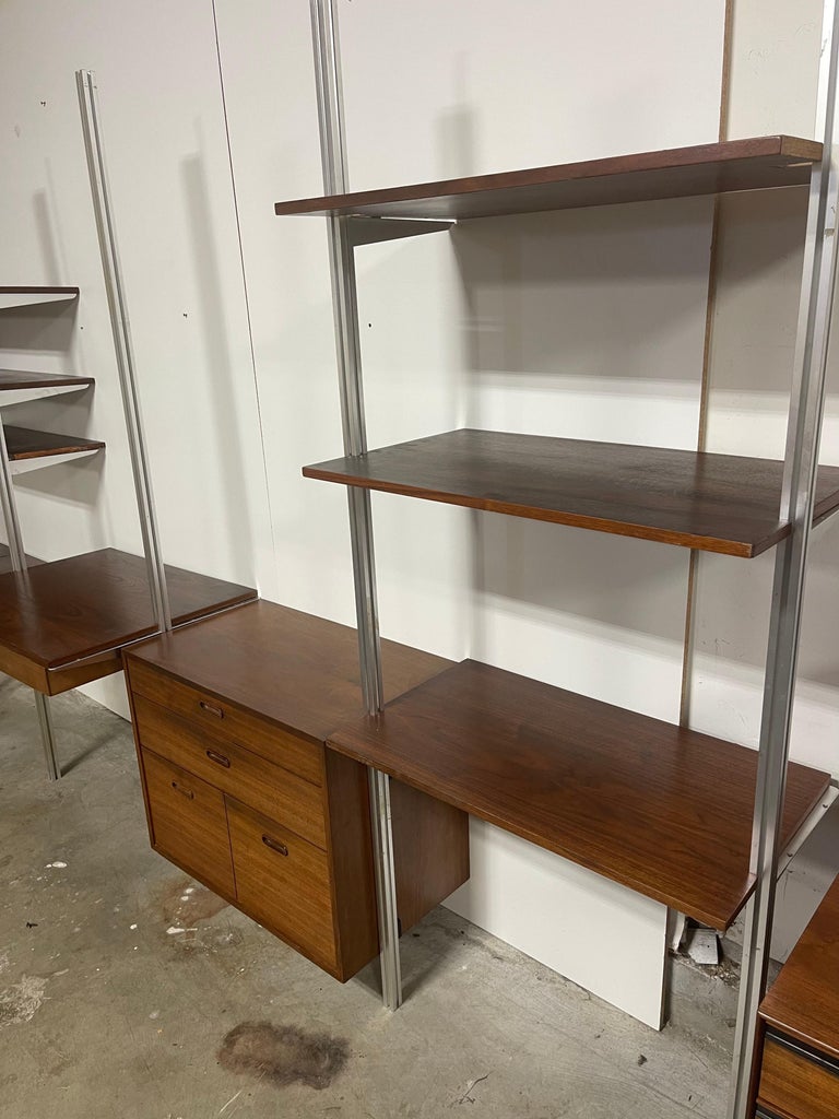 Mid Century George Nelson Omni Wall Unit at 1stDibs
