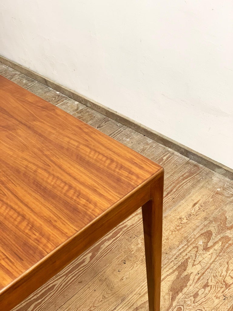 Mid-Century German Extendable Dining Table in Teak and Oak by Hartmut ...
