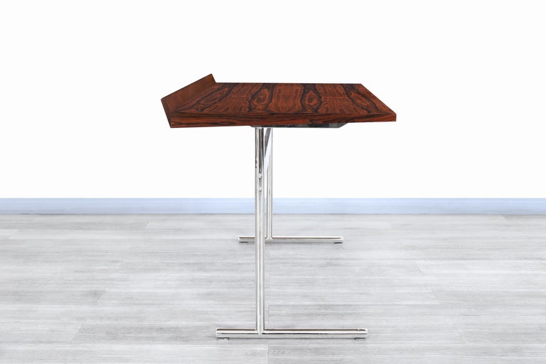 Midcentury German Rosewood "Omega" Desk by Hans Eichenberg For Sale at ...