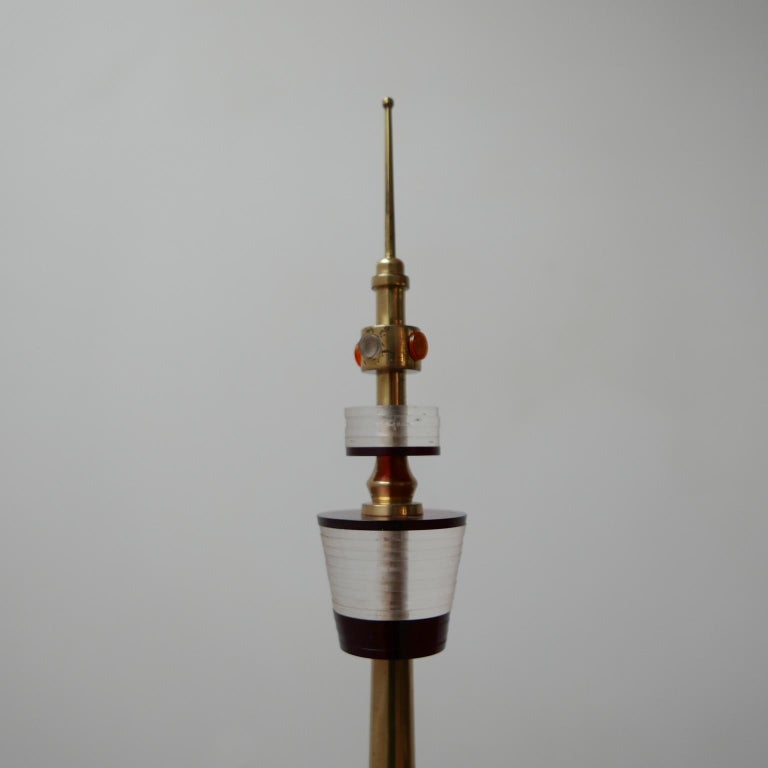 Midcentury German TV Tower Model For Sale at 1stDibs