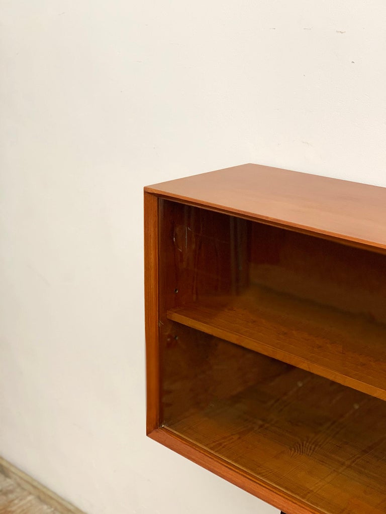 Mid-Century German Wall Unit in Teak by Rex Raab for Wilhelm Renz, 1960 ...