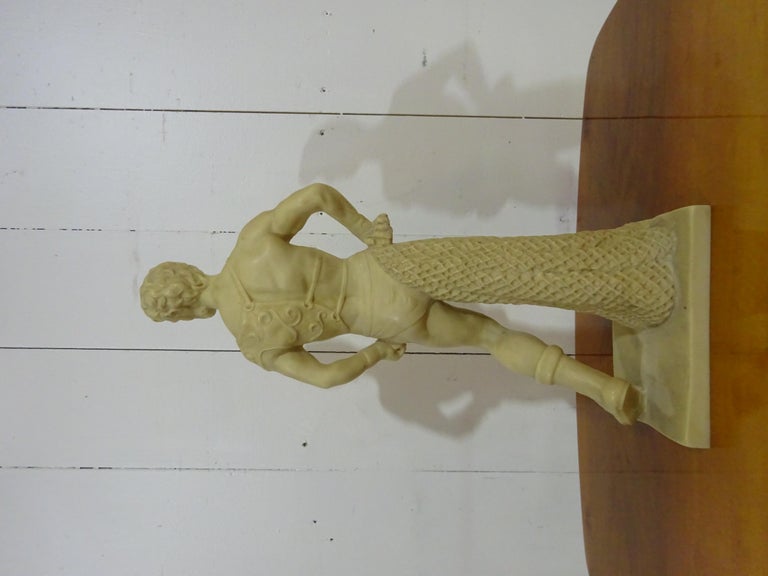 Mid-Century Gladiator Statue For Sale at 1stDibs