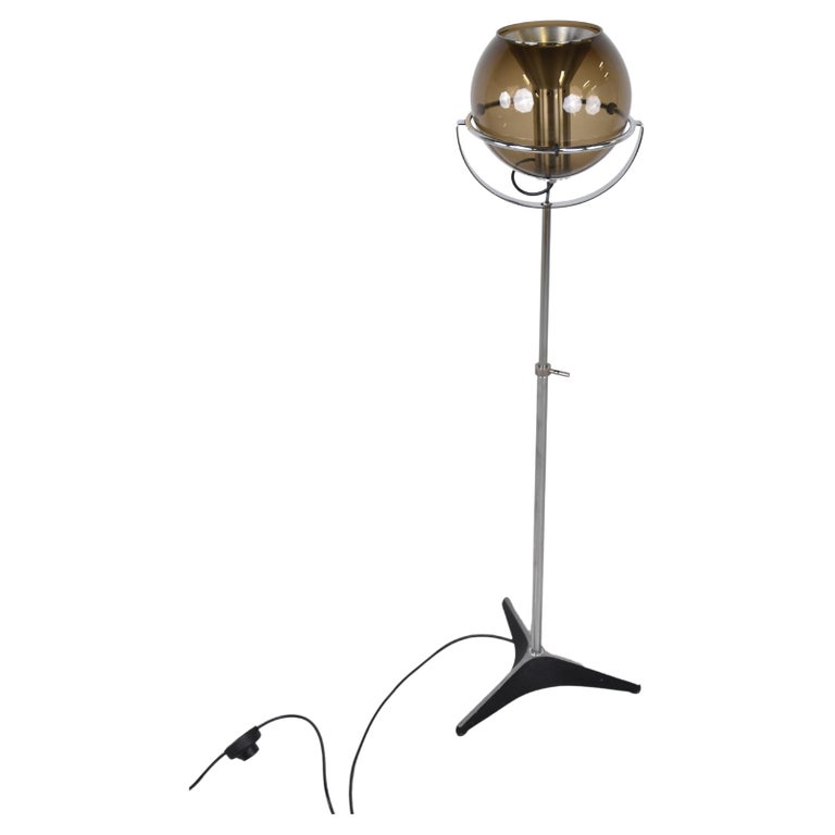 Mid-Century Globe Floor Lamp by Frank Ligtelijn for Raak, 1960s For ...