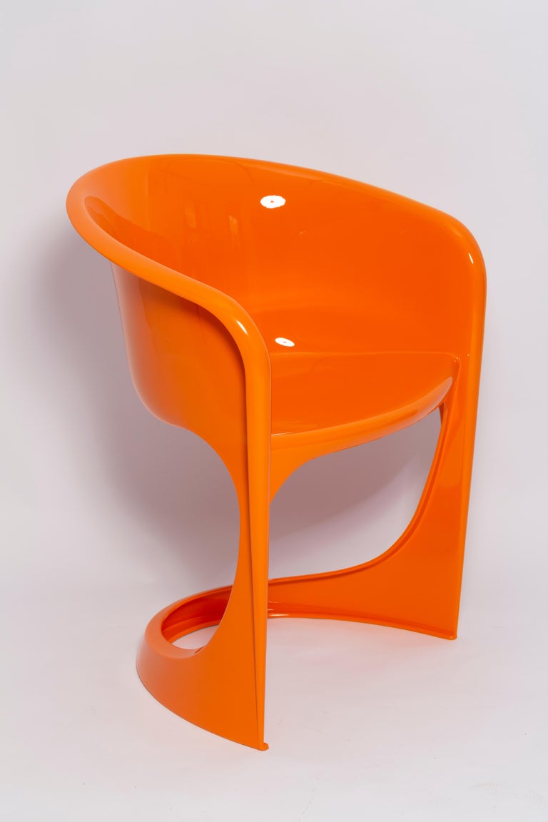 Mid Century Glossy Orange Cado Chair, Steen Østergaard, 1974 For Sale ...