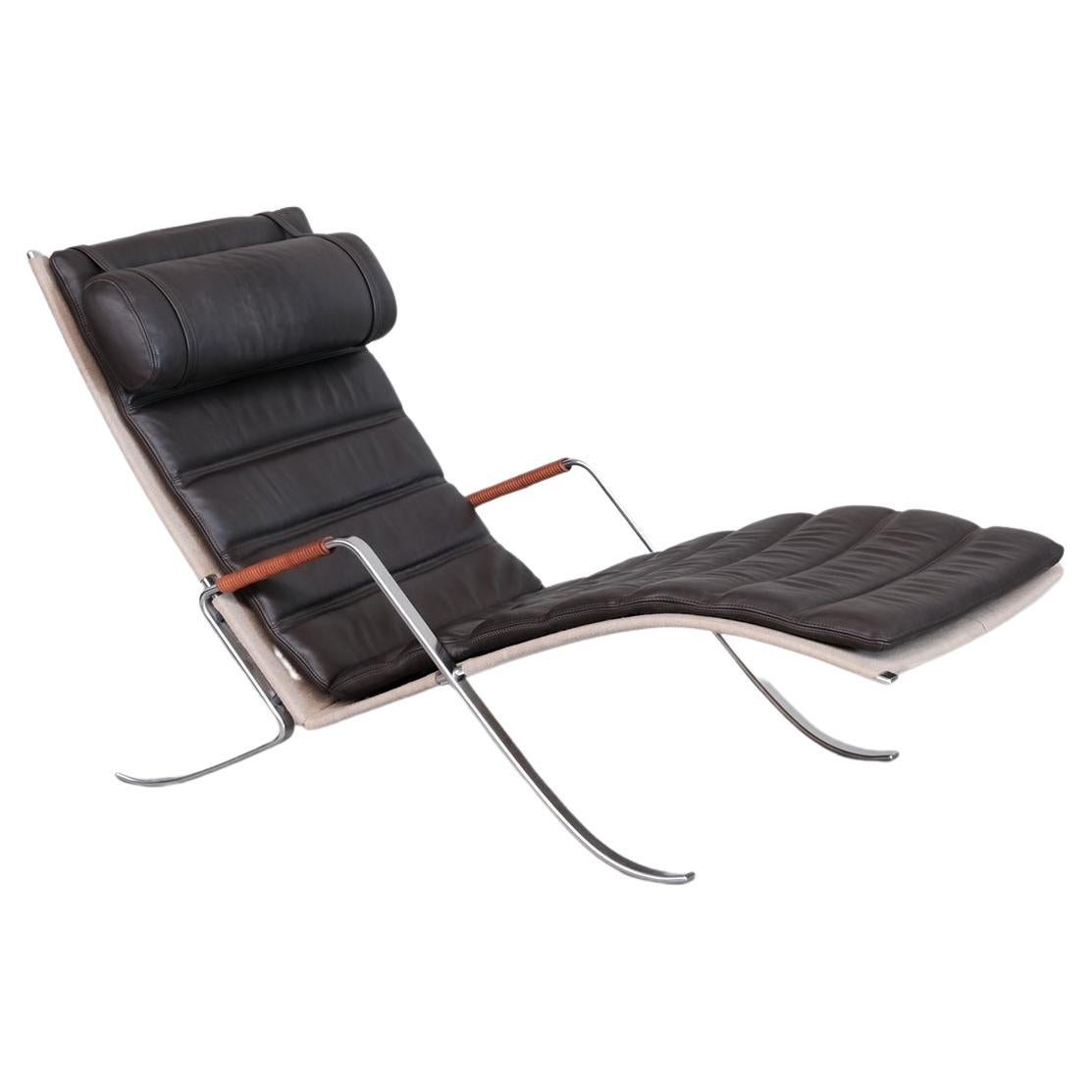 Early Hans J Wegner 'Flag Halyard' Mid-Century Lounge Chair for GETAMA ...