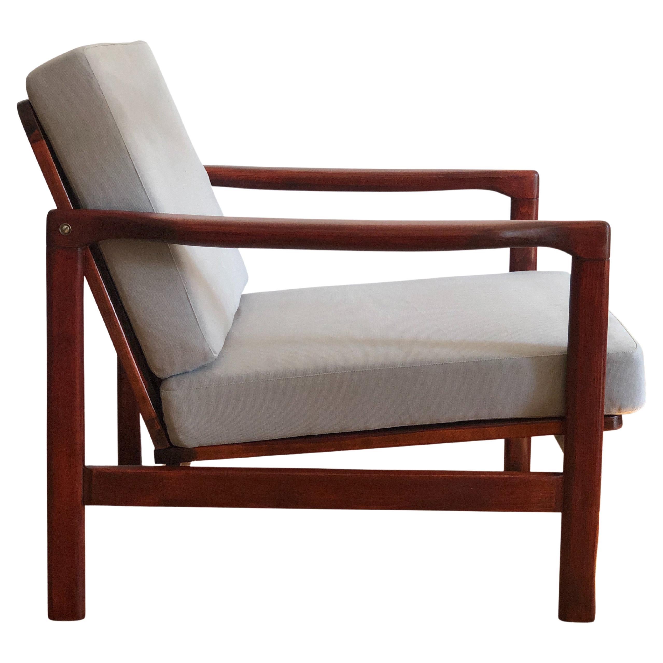 Midcentury Armchair by Zenon Bączyk, Mind the Gap Upholstery, Europe ...