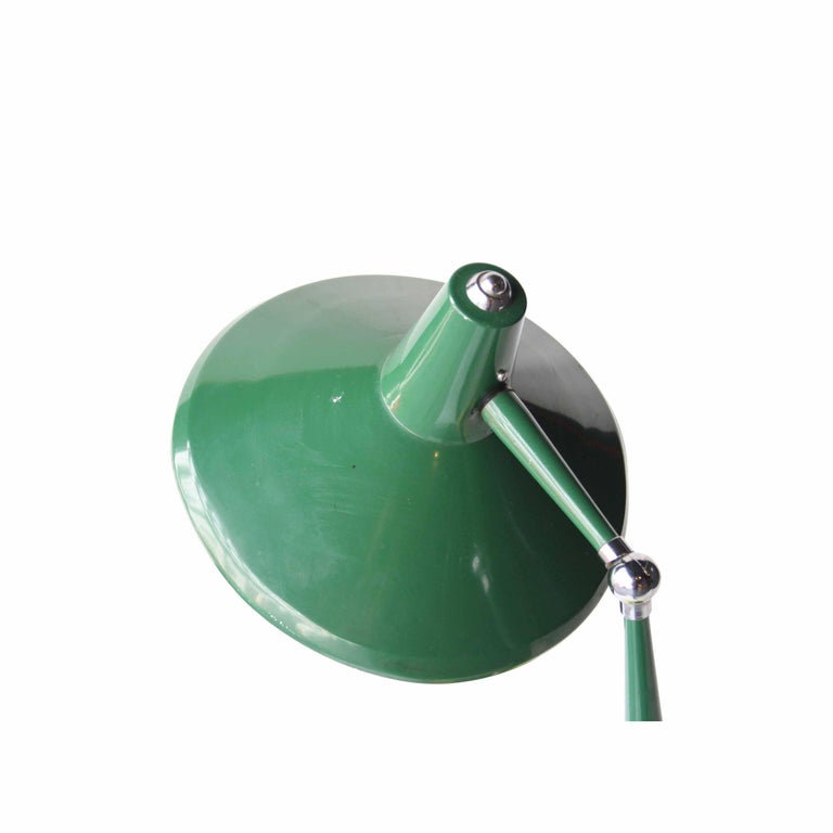 Mid-Century Green Revolving Table Lamp, Italia, 1960 For Sale at 1stDibs