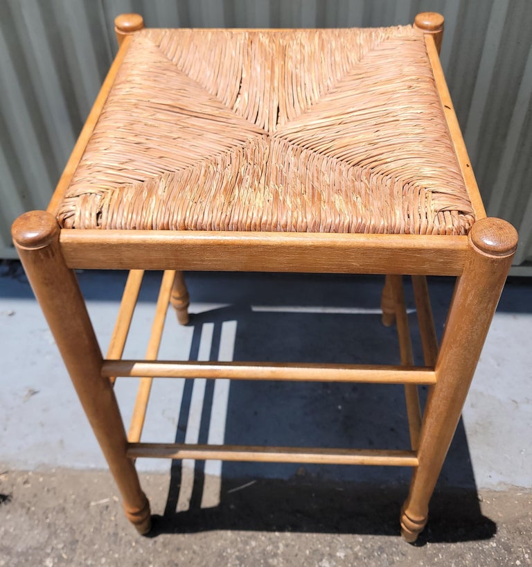 Mid Century Hand Made Bar Stools For Sale at 1stDibs