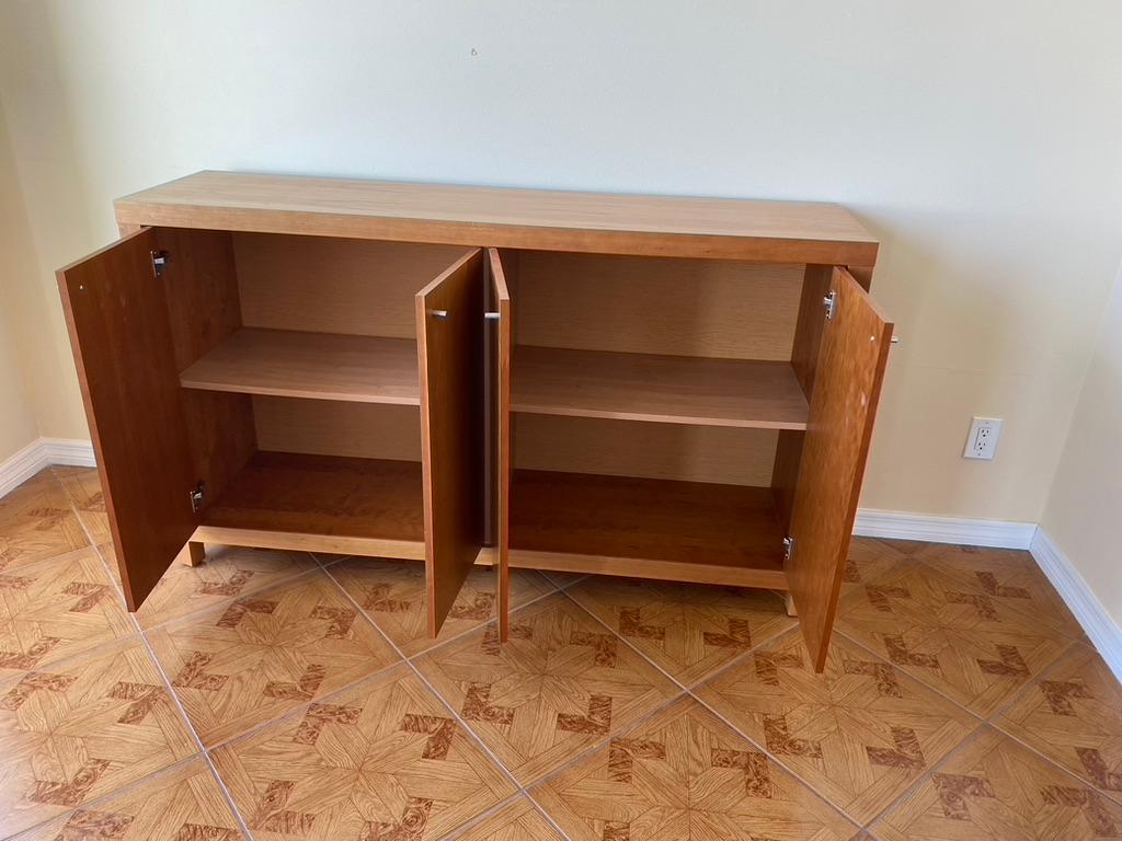 Midcentury Handmade Maple Buffet/Sideboard For Sale at 1stDibs ...