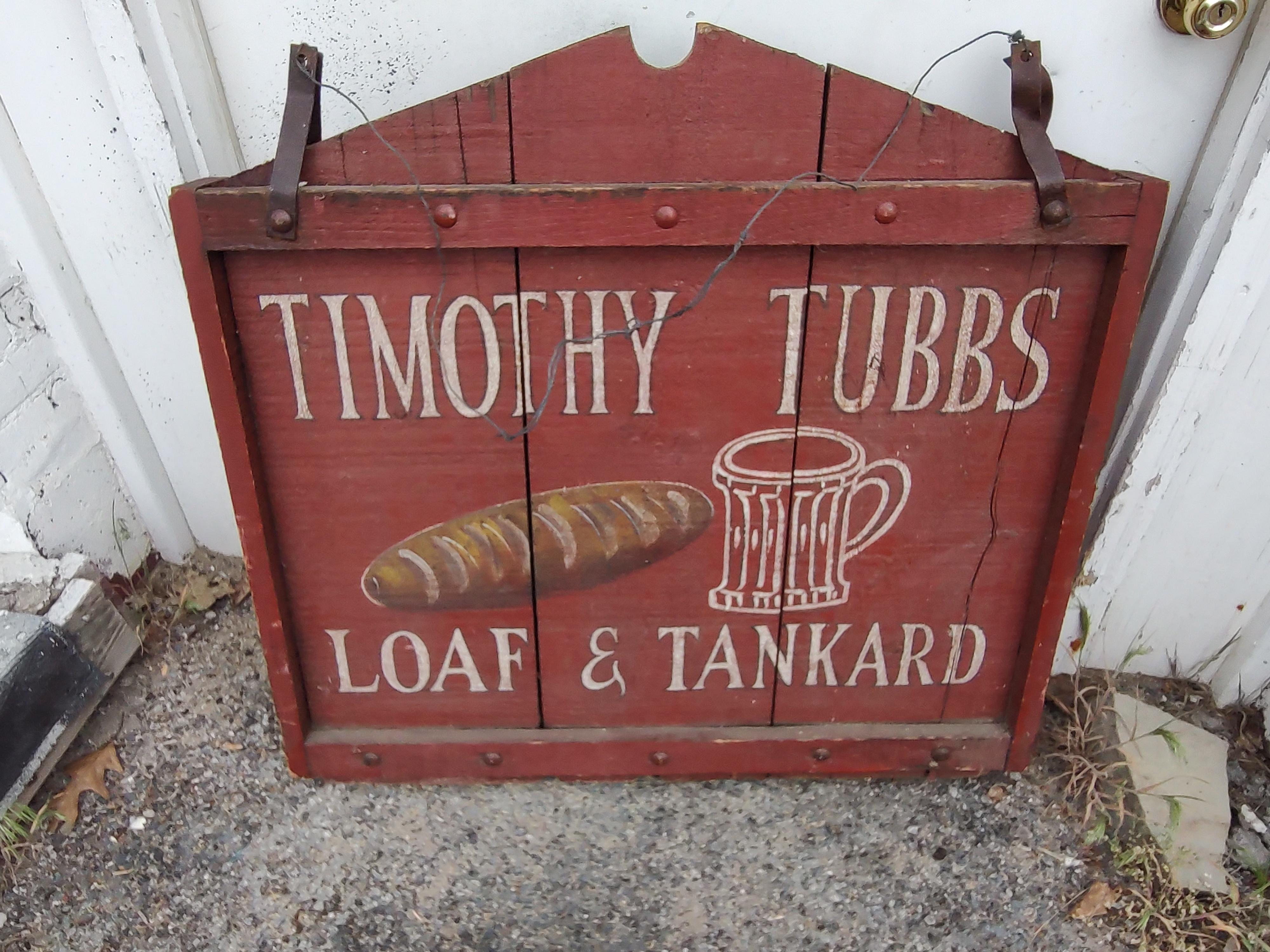 Mid Century Hand Painted Double Sided Pub Sign C1950 For Sale at ...