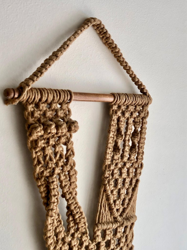 Midcentury Hanging Fiber Art For Sale at 1stDibs | midcentury fiber