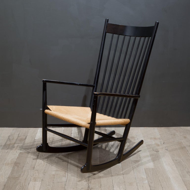 Mid-Century Hans Wegner Fdb Mobler J-16 Rocking Chair C.1960 For Sale ...