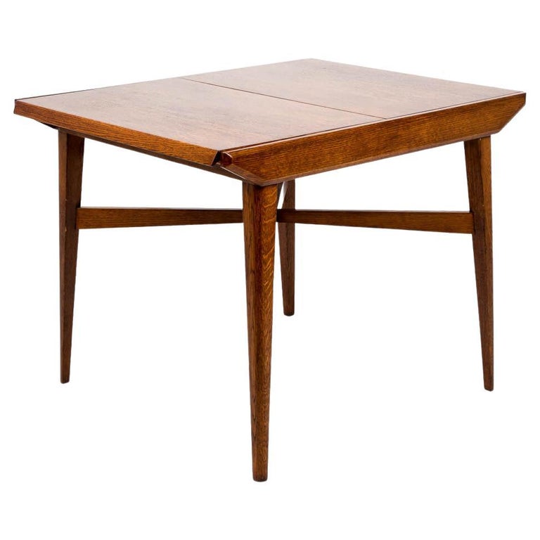 Table à manger à rallonge en chêne doré Harris Lebus, années 1950 En ...