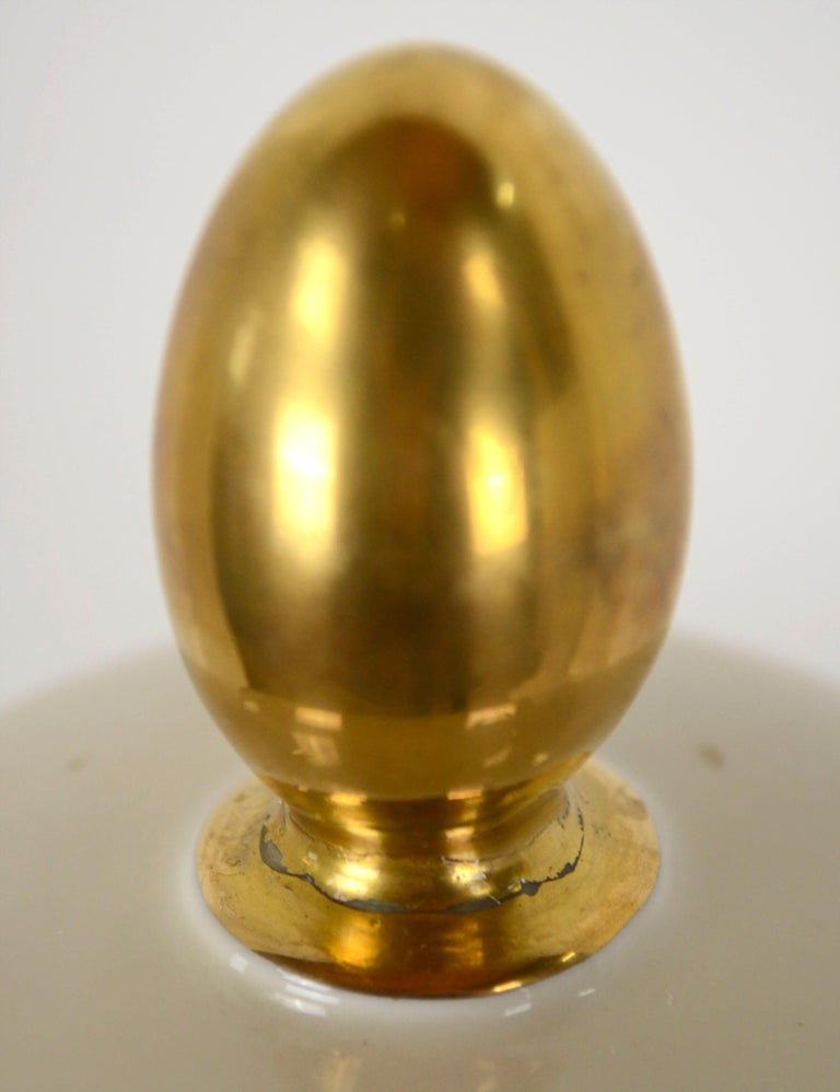 Mid Century Hertel Jacob German Porcelain Ginger Jar, Signed Fuchs ...