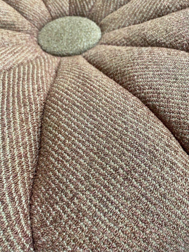 Mid-Century Heywood Wakefield Vanity Poof Stool at 1stDibs