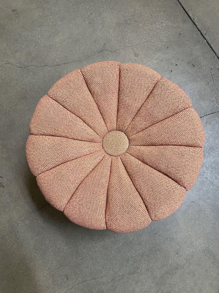 Mid-Century Heywood Wakefield Vanity Poof Stool at 1stDibs