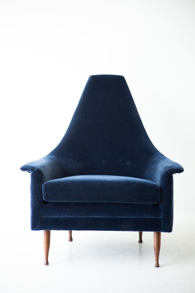 Mid Century High Back and Low back Lounge Chairs for Selig For Sale at ...