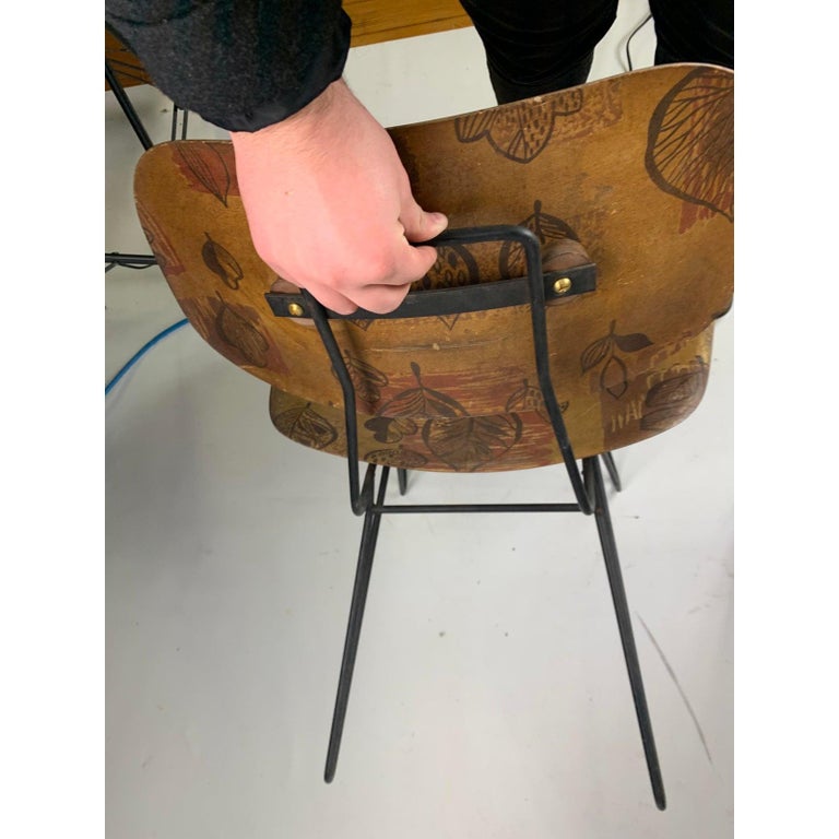 Mid-Century Hobart Wells Hairpin Lounge Chair for Lensol-Wells For Sale ...