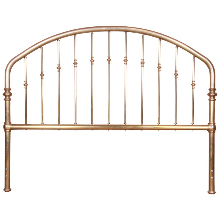 Midcentury Hollywood Regency Brass King Size Headboard at 1stDibs