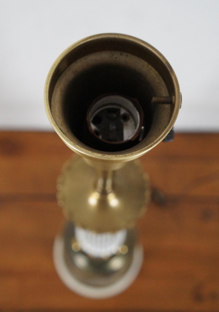 Mid Century Hollywood Regency Column Table Lamp Putti Cherubs Torchiere ...