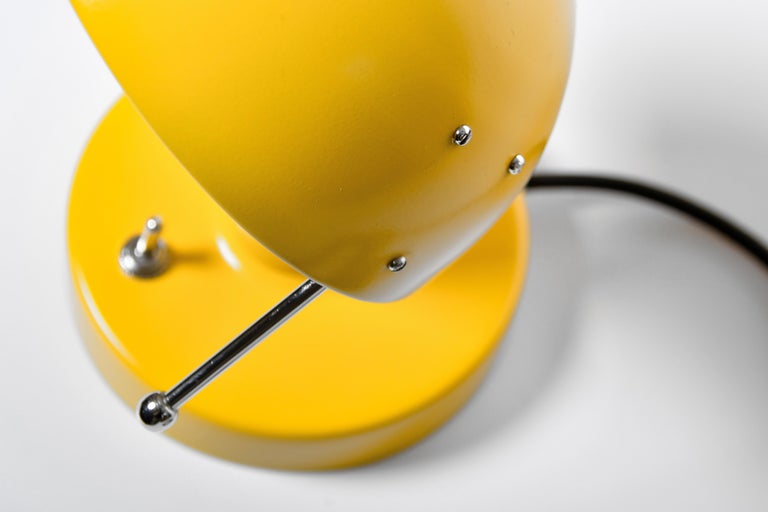 Hungarian Mushroom Table Lamp "Gomba Lámpa" in Bright Yellow For Sale ...