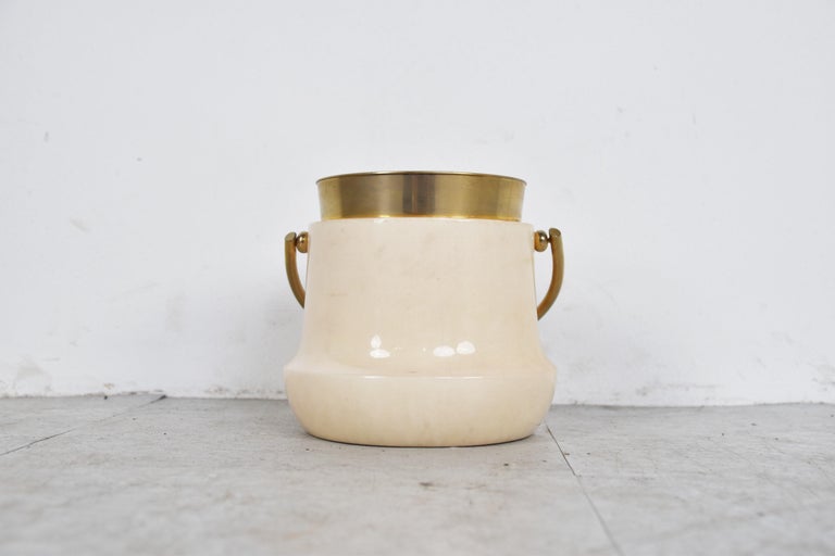 Mid Century Ice Bucket by Aldo Tura, 1960s For Sale at 1stDibs
