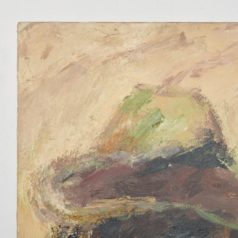 MidCentury Impressionist Elmo GIDEON Original Oil on Canvas Painting ...