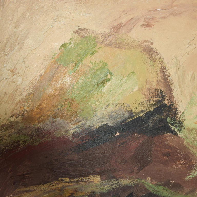 MidCentury Impressionist Elmo GIDEON Original Oil on Canvas Painting ...