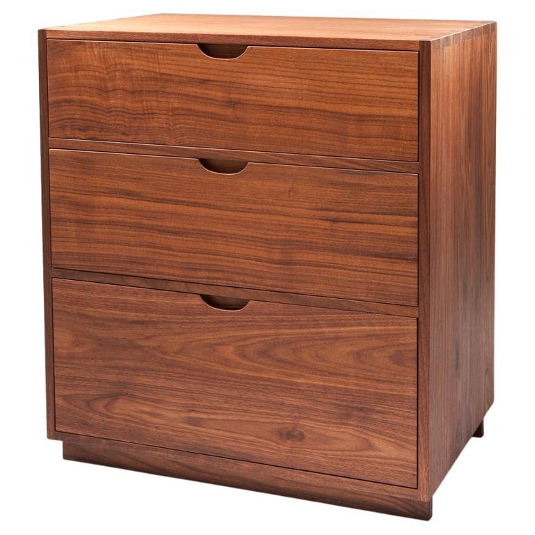 Mid-Century Inspired Walnut Dresser with Dovetailed Case by Boyd and ...