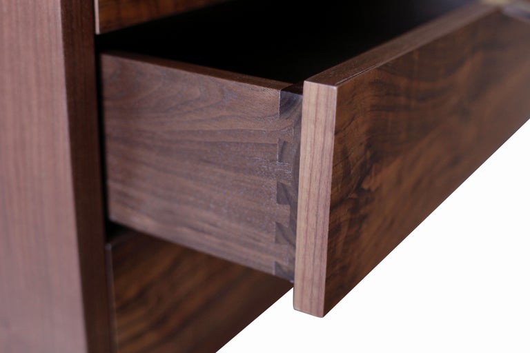 Mid-Century Inspired Walnut Sideboard / Credenza by Boyd and Allister ...