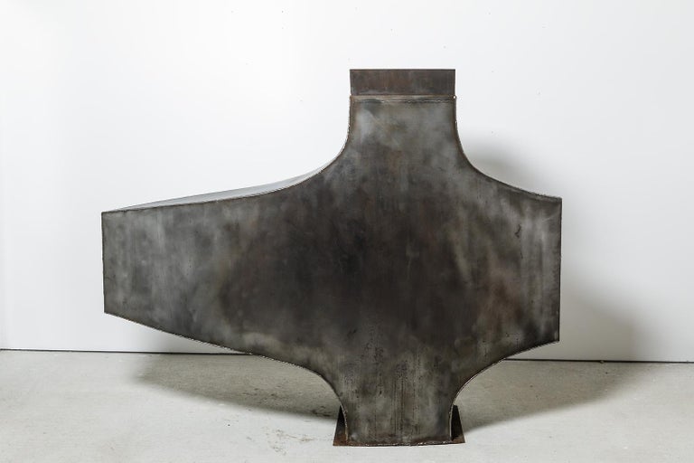 Midcentury Iron Sculptural Fireplace Abstract Form by Imbert, circa ...