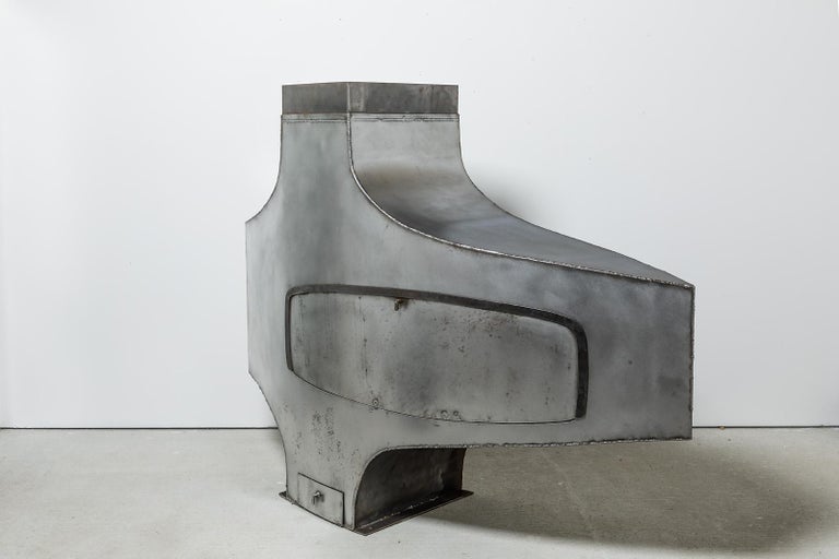 Midcentury Iron Sculptural Fireplace Abstract Form by Imbert, circa ...