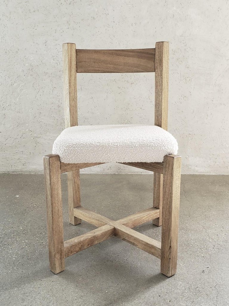 Mid-Century Italian Artisan Hand-Made Dining Chairs, 'Set of 8' at 1stDibs