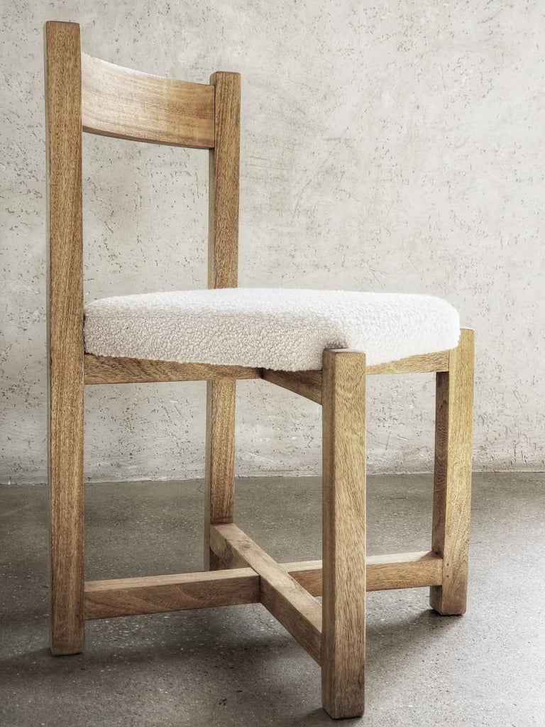 Mid-Century Italian Artisan Hand-Made Dining Chairs, 'Set of 8' at 1stDibs